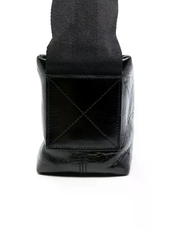 UMA WANG Leather Cross Body Bag - Black