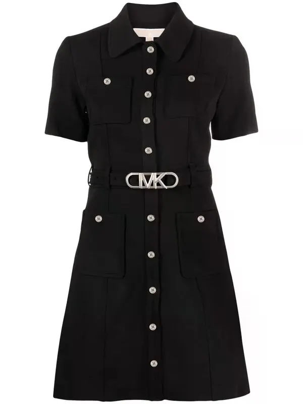 Michael Kors Belted Shirt Mini Dress