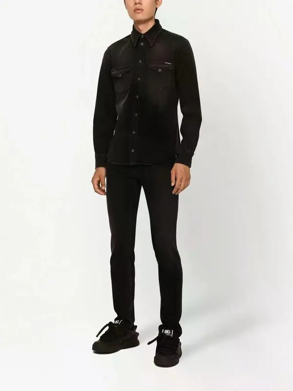 Dolce & Gabbana Button-up Denim Shirt