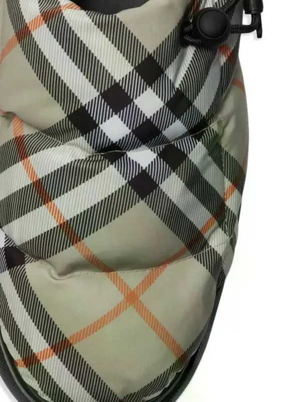 Burberry Check Pattern Pillow Mules