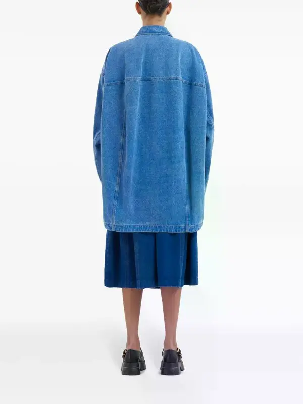 Marni Logo-appliqué Denim Jacket