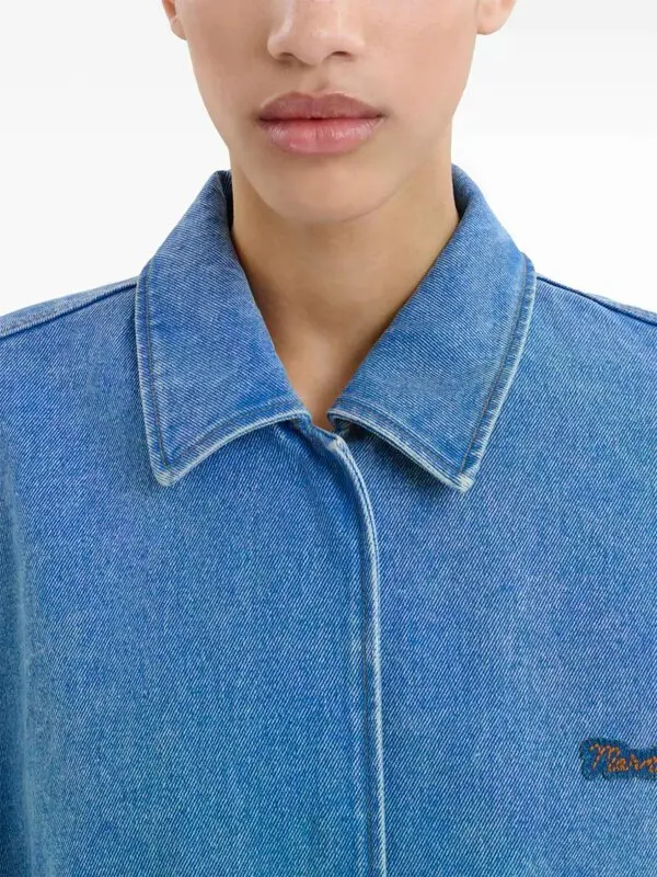 Marni Logo-appliqué Denim Jacket