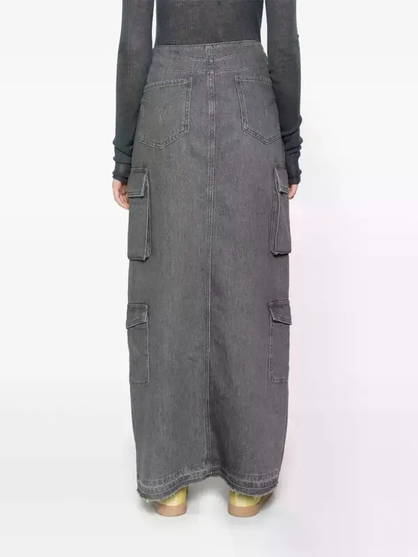 Patrizia Pepe Logo-plaque Maxi Skirt