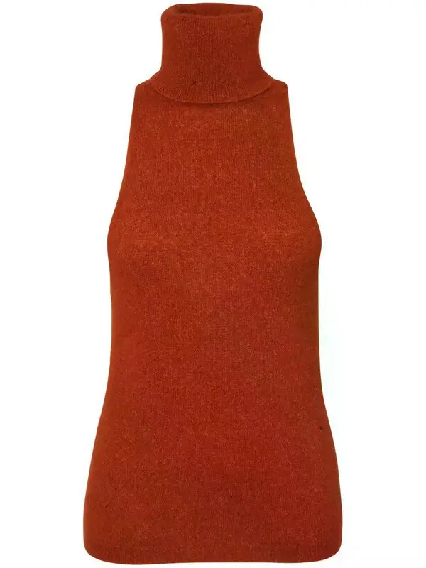 Cashmere In Love Frances Knitted Top - Red