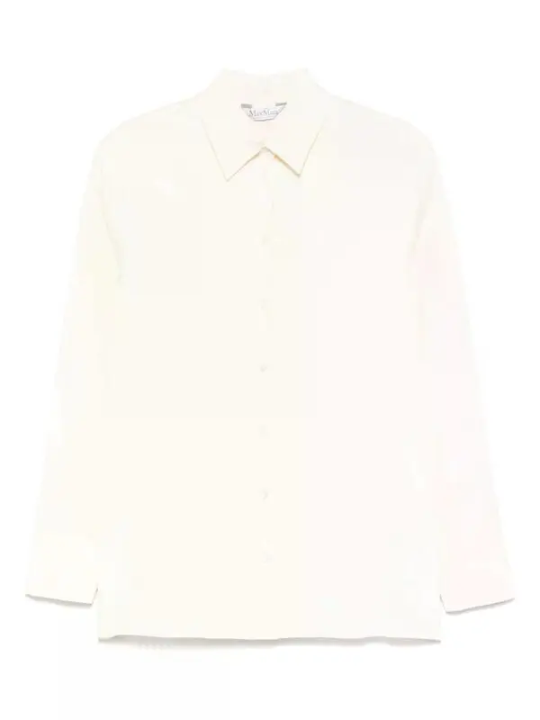 Max Mara Long-sleeve Shirt - Neutrals