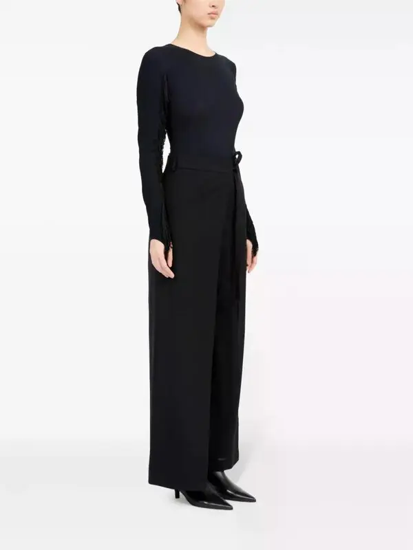 MAISON MARGIELA Single-stitch Logo Flared Trousers