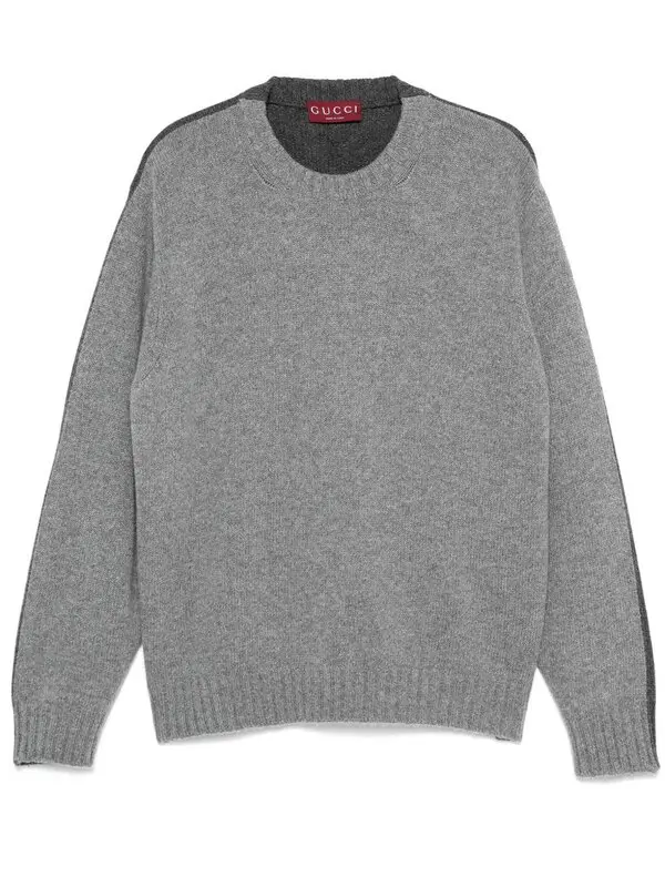 Gucci Two-tone Wool-cashmere Sweater