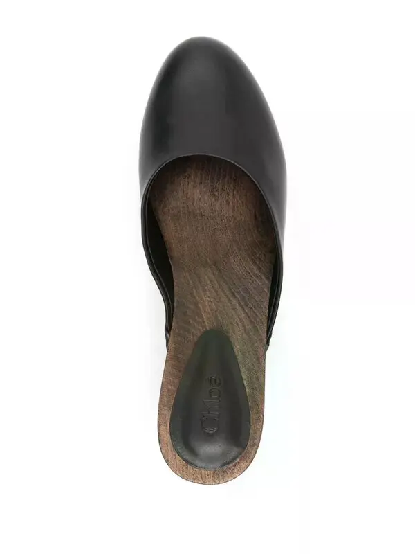 Chloé Judith 40mm Leather Mules