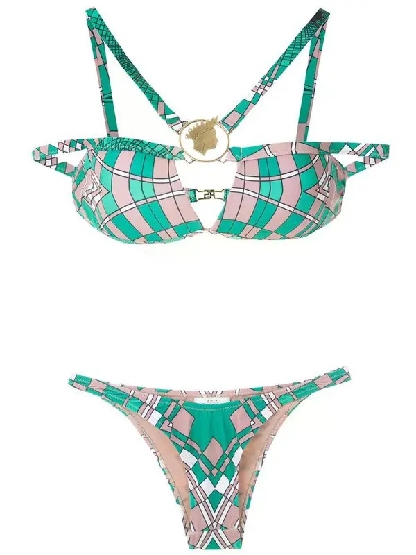 AMIR SLAMA Havel Bikini Bottom - Green