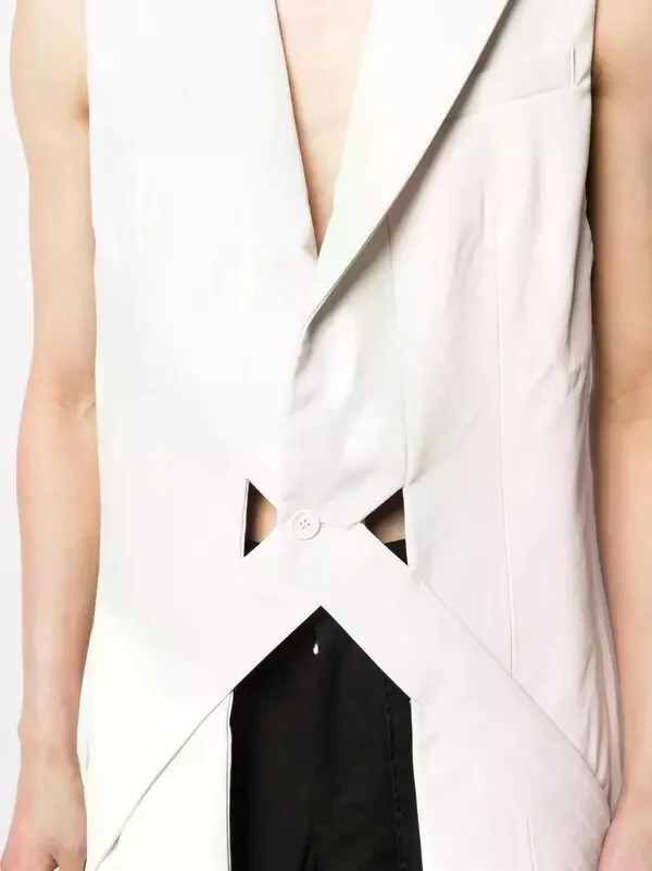 AV VATTEV Cut-out Detailing Sleeveless Gilet