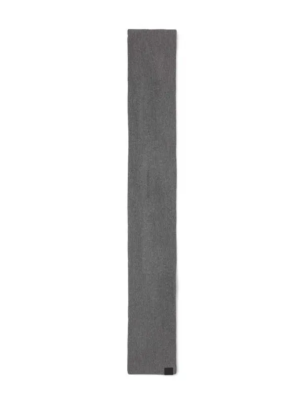 TOM FORD Ribbed Scarf - Grey