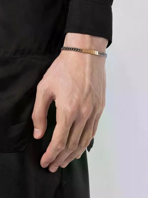 CAPSULE ELEVEN Engraved-logo Chain Bracelet
