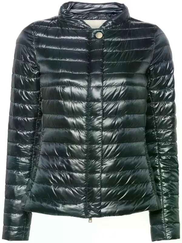 Herno Elena Quilted Puffer Jacket - Blue