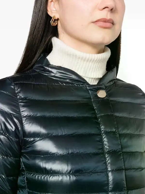 Herno Elena Quilted Puffer Jacket - Blue