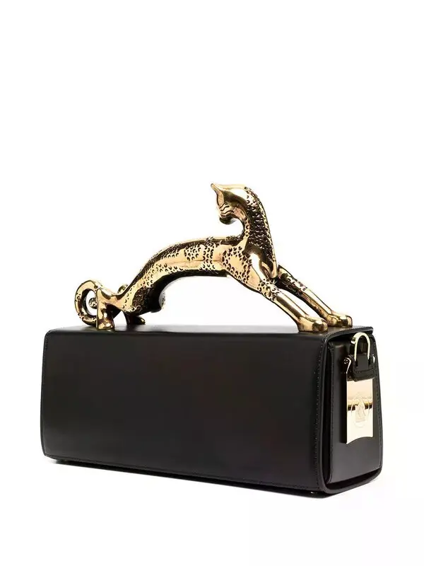 LANVIN Pencil Cat Tote Bag - Black