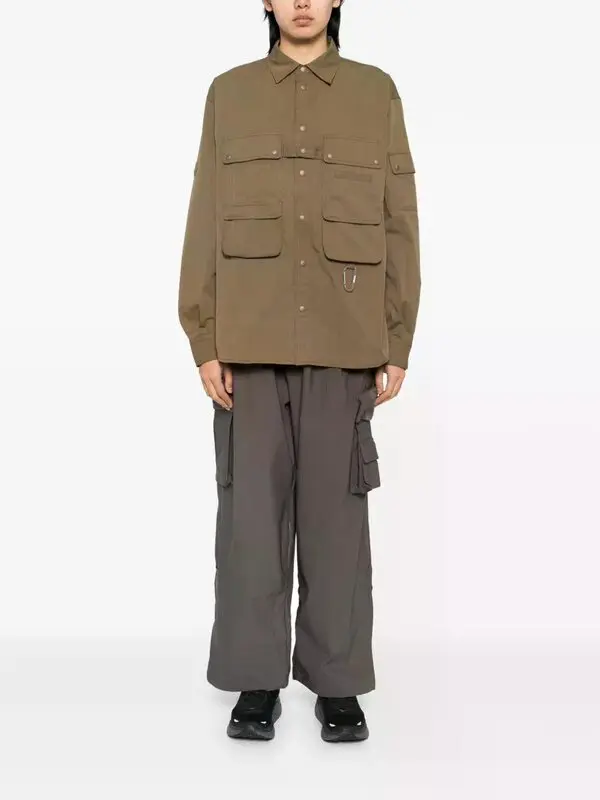 SPOONYARD Multi-pockets Shirt - Brown