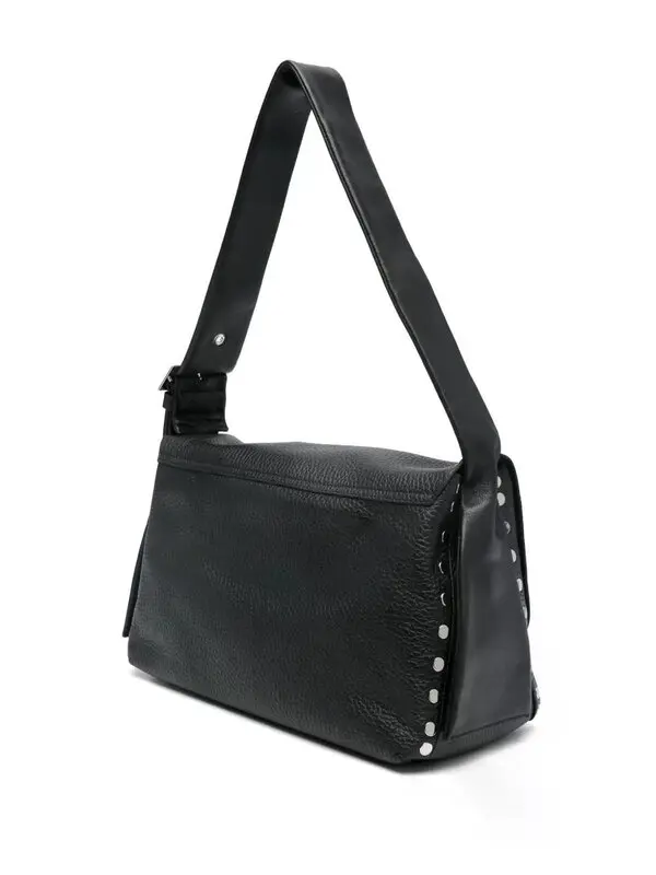 ZANELLATO Medium Postina Shoulder Bag - Black