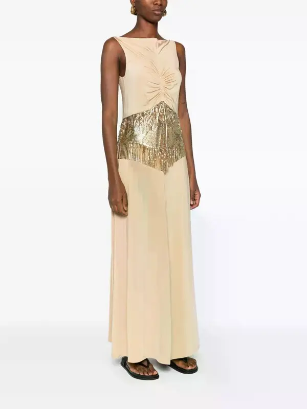 Rabanne Chainmail-embellished Maxi Dress