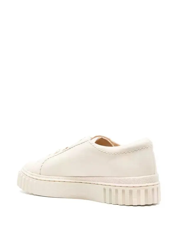 Clarks Mayhill Walk Leather Sneakers - Neutrals