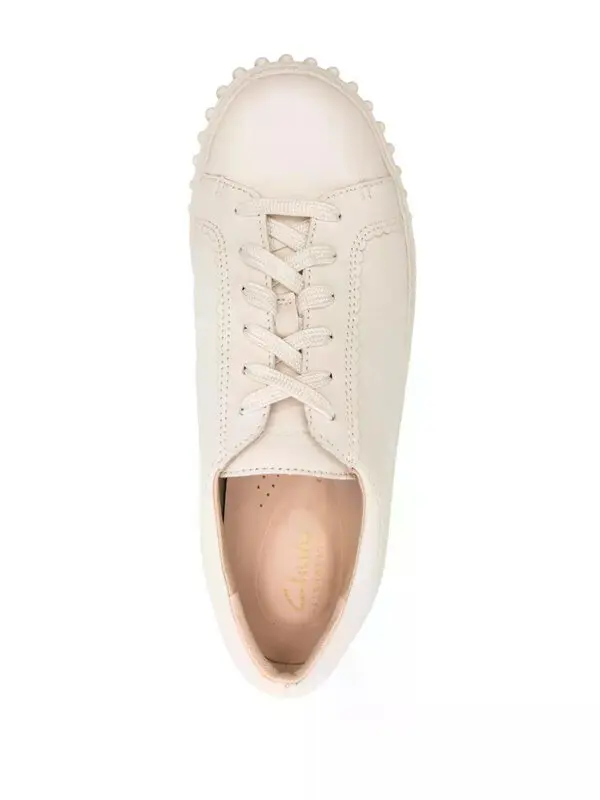 Clarks Mayhill Walk Leather Sneakers - Neutrals