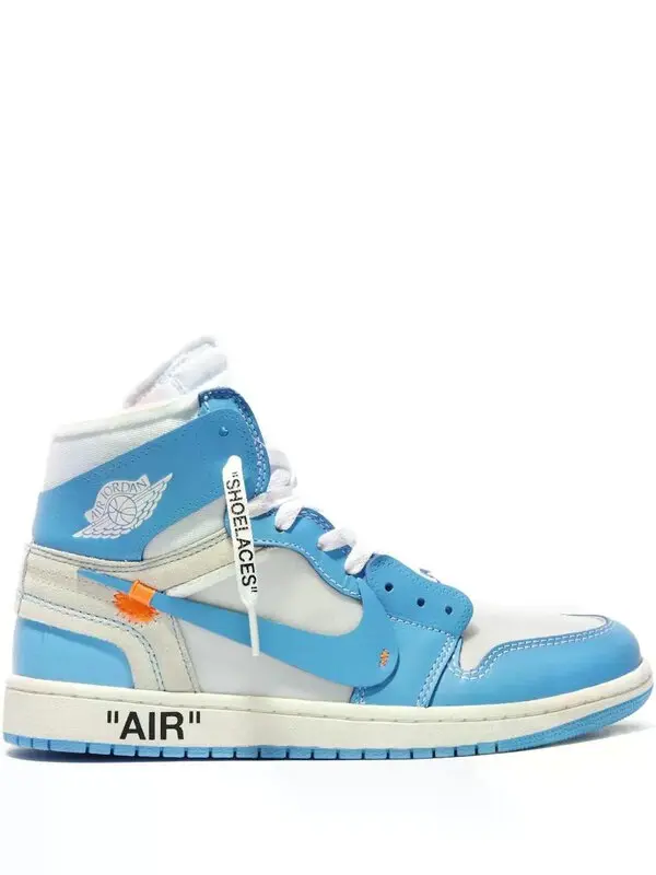 JORDAN Air 1 Retro High Off-white Unc Sneakers - Blue