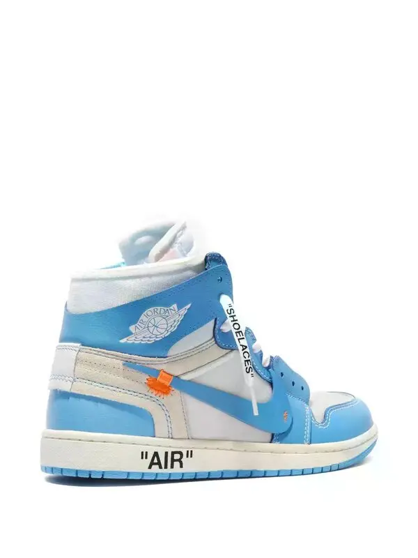 JORDAN Air 1 Retro High Off-white Unc Sneakers - Blue