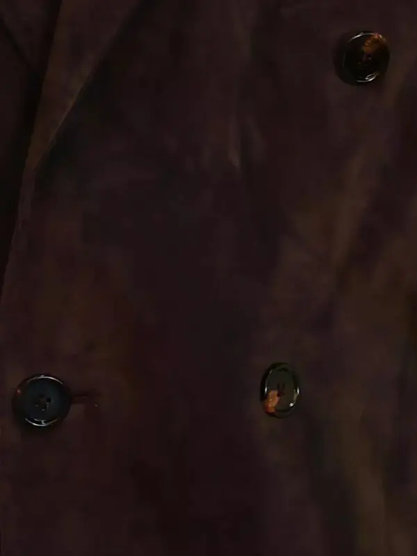 Dolce & Gabbana Double-breasted Suede Coat - Brown