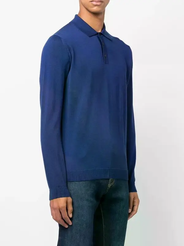 ROBERTO COLLINA Long-sleeve Polo Shirt
