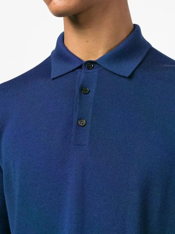 ROBERTO COLLINA Long-sleeve Polo Shirt