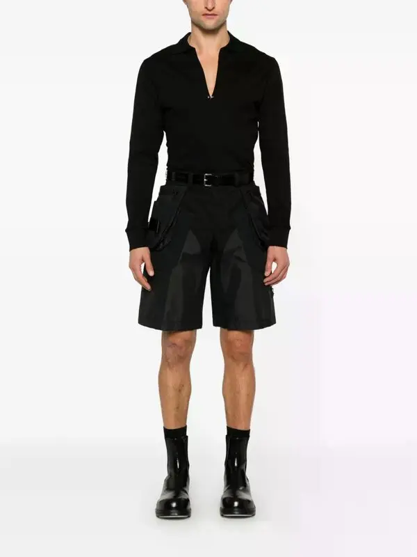 MUGLER Pierced Polo Shirt