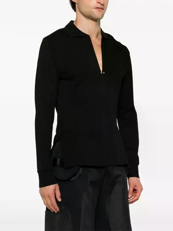 MUGLER Pierced Polo Shirt