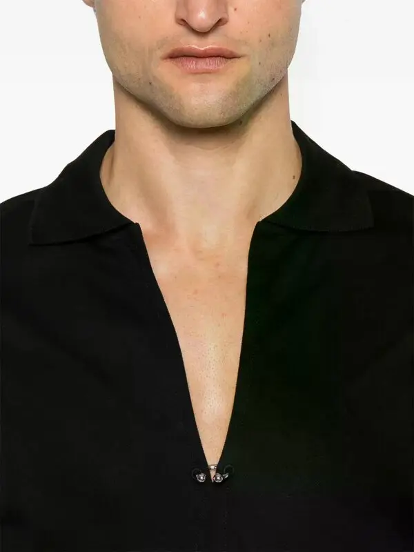 MUGLER Pierced Polo Shirt