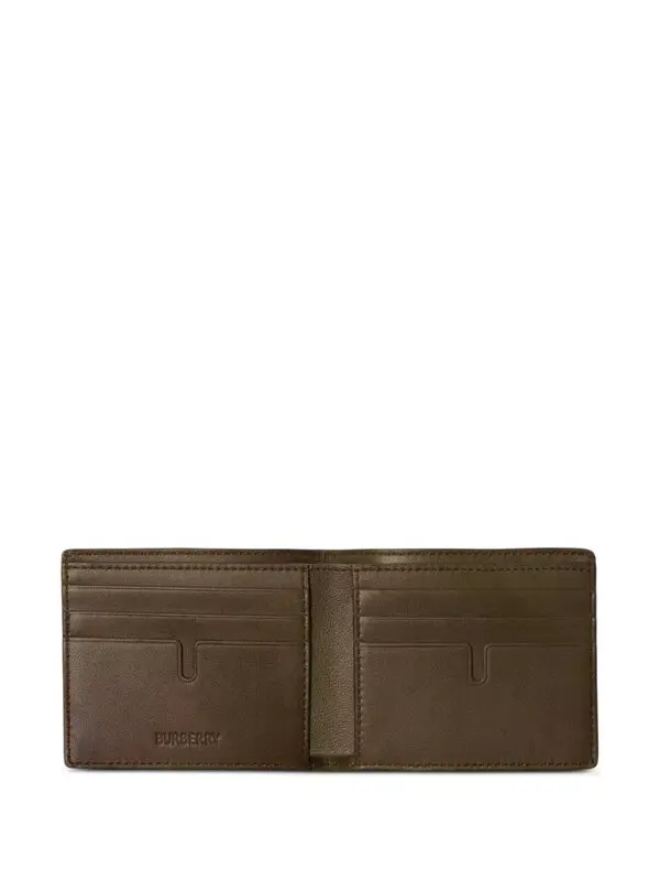 Burberry Check Slim Bifold Wallet - Brown