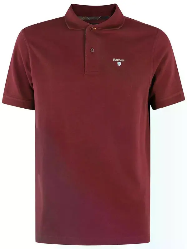 Barbour Cotton Polo Shirt - Red