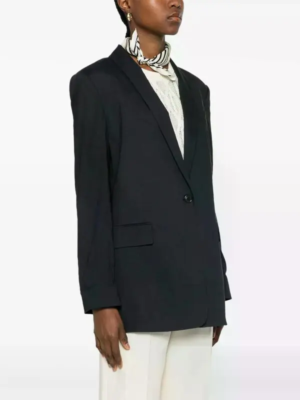 Theory Shawl-lapel Single-breasted Blazer - Blue