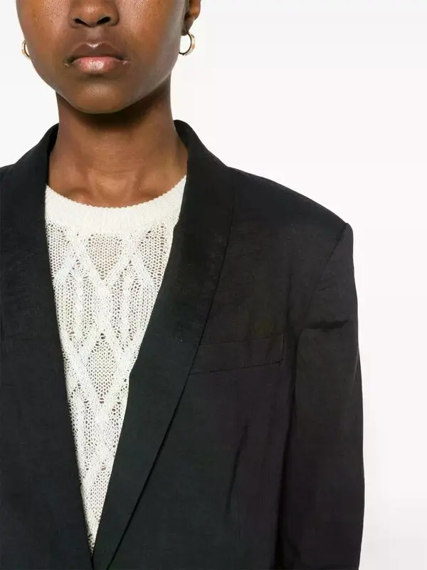 Theory Shawl-lapel Single-breasted Blazer - Blue