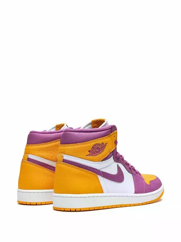 JORDAN 1 High Og Brotherhood Leather Sneakers - Yellow