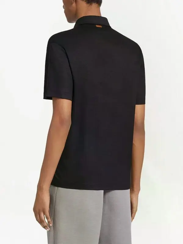 Zegna High Performance Wool Polo Shirt