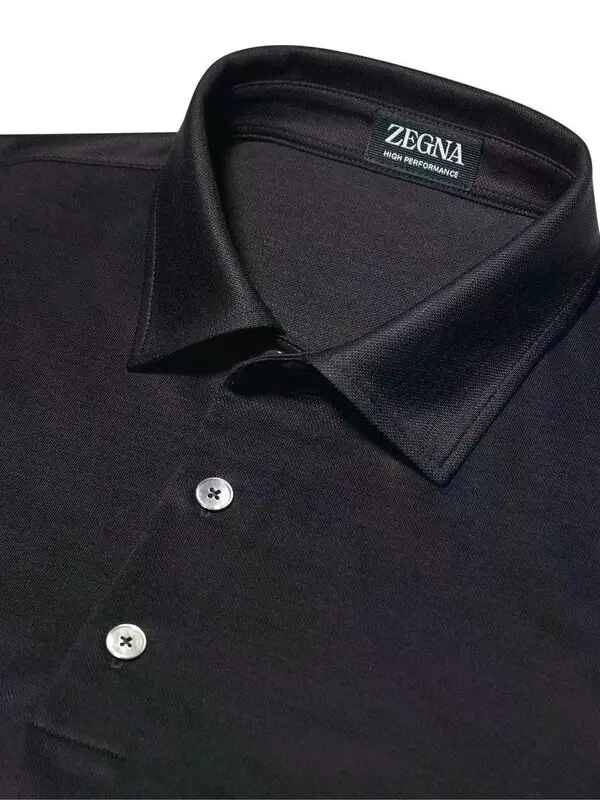 Zegna High Performance Wool Polo Shirt