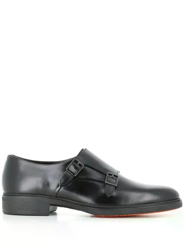 Santoni Double-buckle Monk Shoes