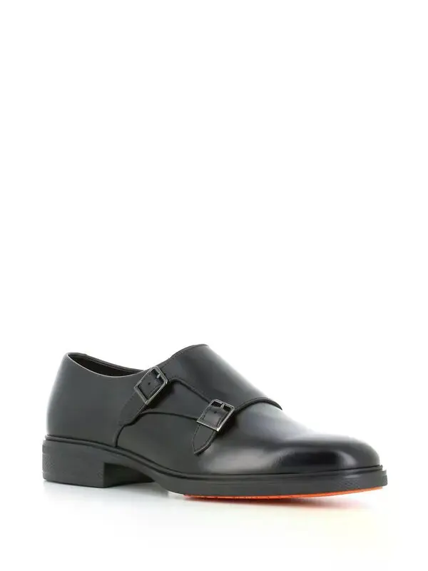 Santoni Double-buckle Monk Shoes