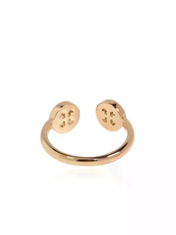 Tory Burch Icon Pavé Open Ring