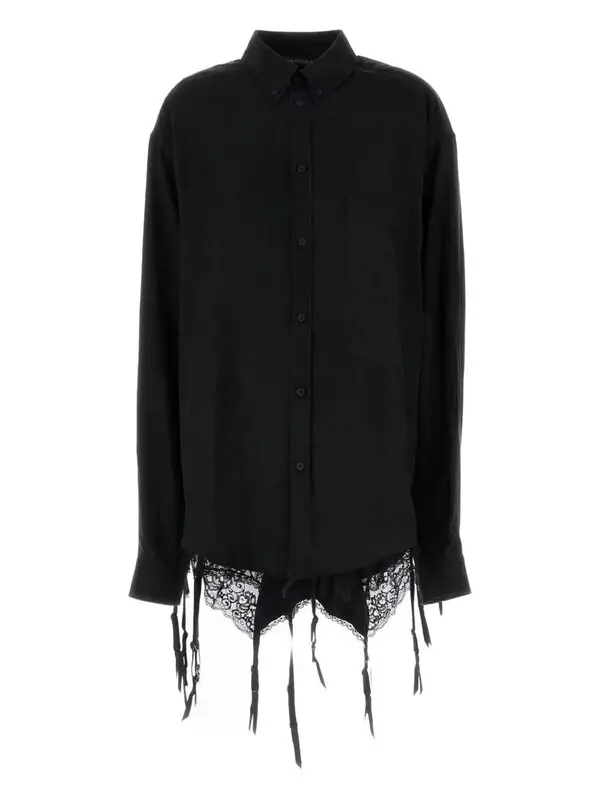 Balenciaga Lace-trim Shirt