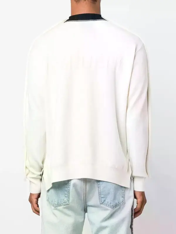 AMBUSH Colour-block Crew-neck Sweater