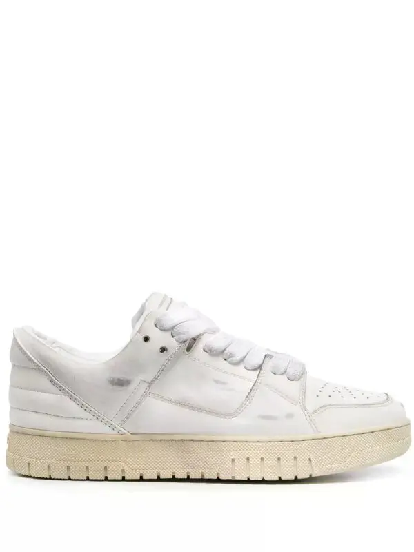 1989 STUDIO Vintage Distressed Leather Sneakers