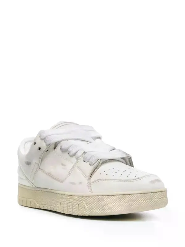 1989 STUDIO Vintage Distressed Leather Sneakers