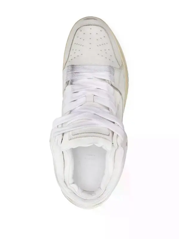 1989 STUDIO Vintage Distressed Leather Sneakers