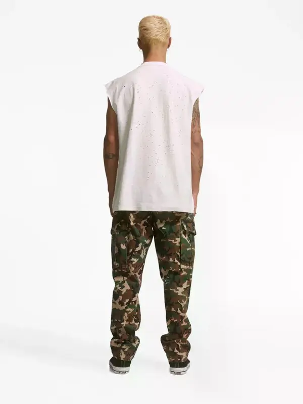 PURPLE BRAND Camouflage Cargo Trousers