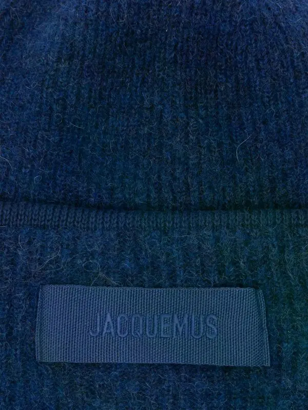 Jacquemus Le Bonnet Gros Grain Beanie - Blue