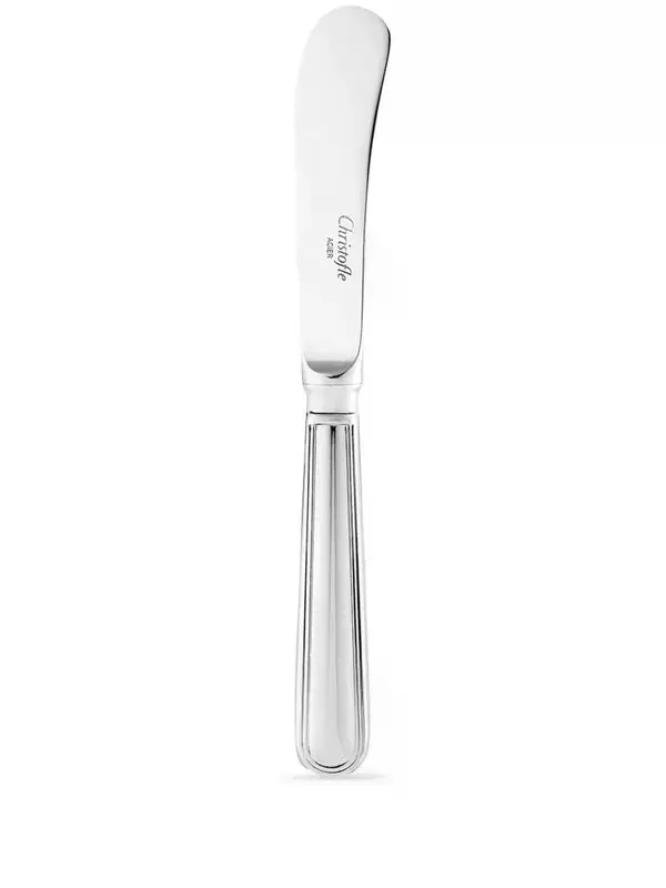 Christofle Albi Acier Butter Spreader - Silver